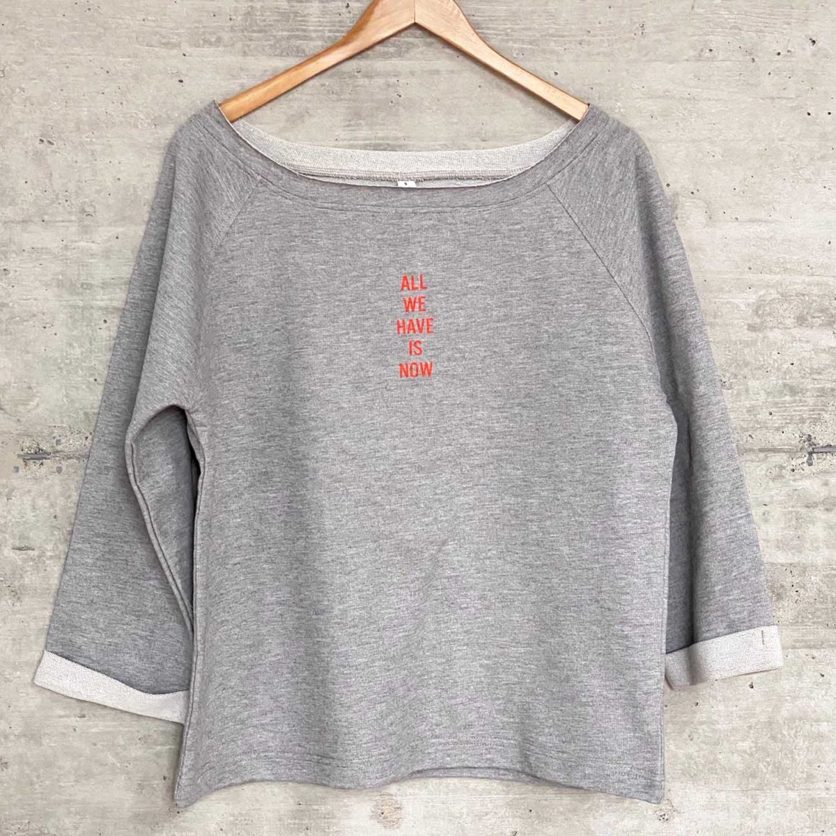 ALL WE HAVE IS NOW, Flashdance Sweatshirt, grey - Atelier Looser